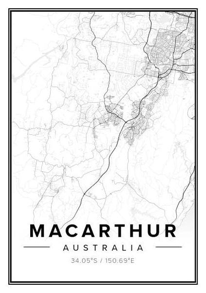 Macarthur Geo Print